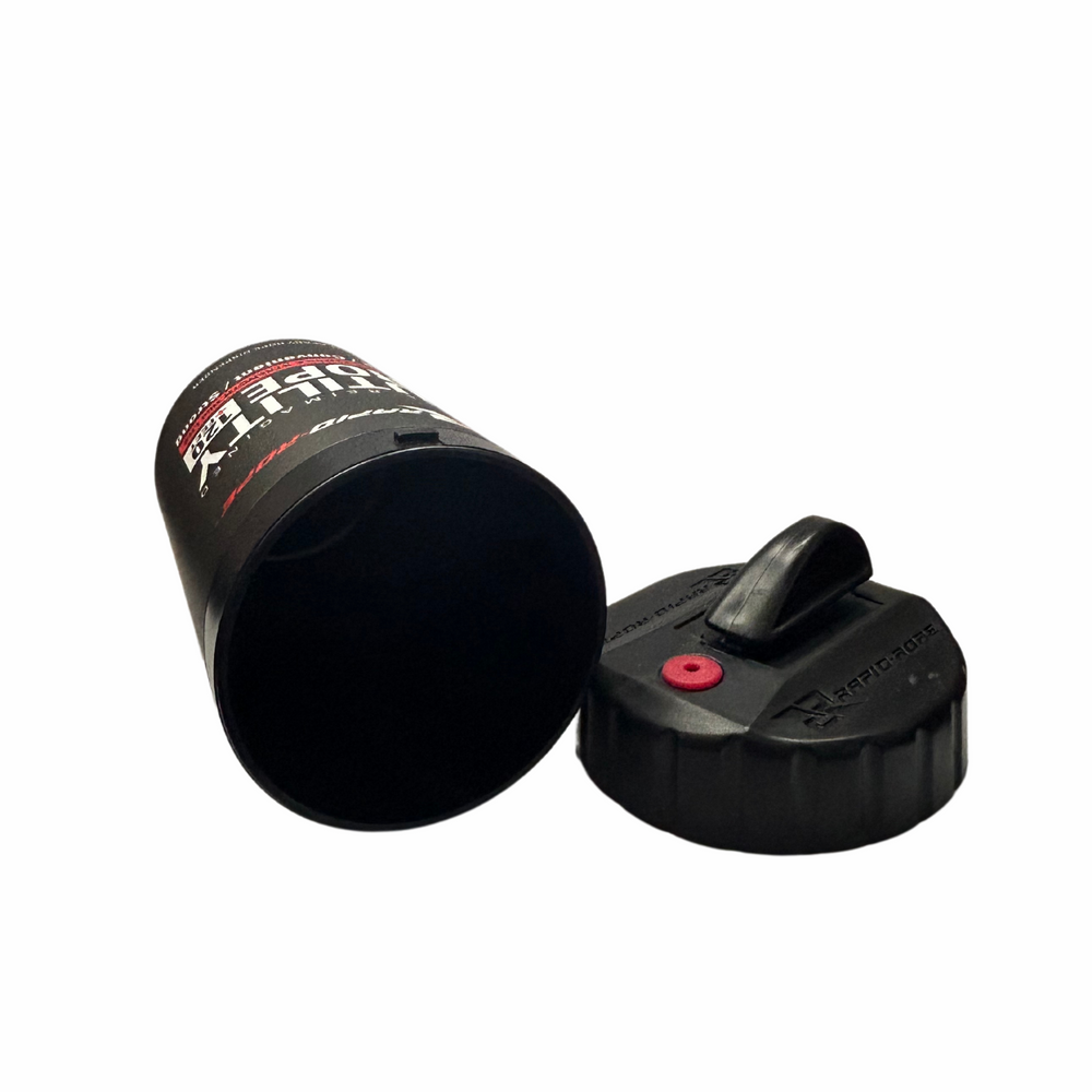 Red Utility Rope in a Large Rapid Rope Canister - Rapid Rope